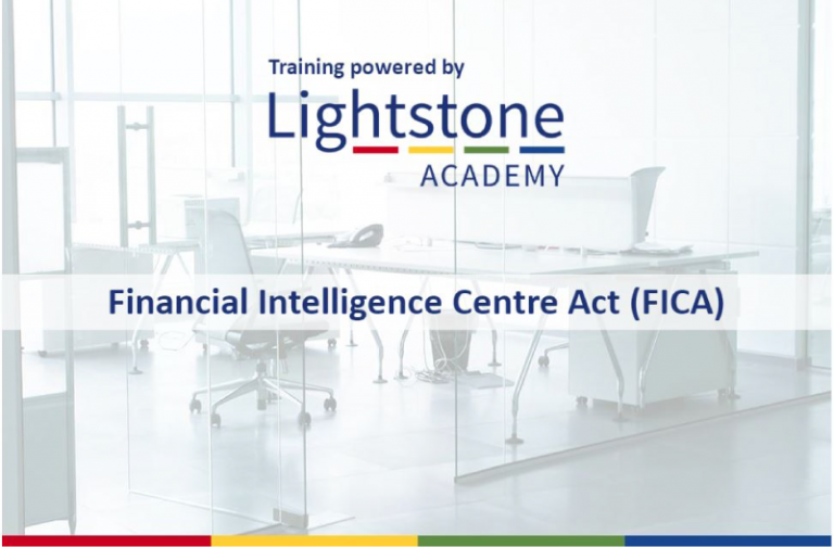 Financial Intelligence Centre Act (FICA) FSCA – VUCA Learn